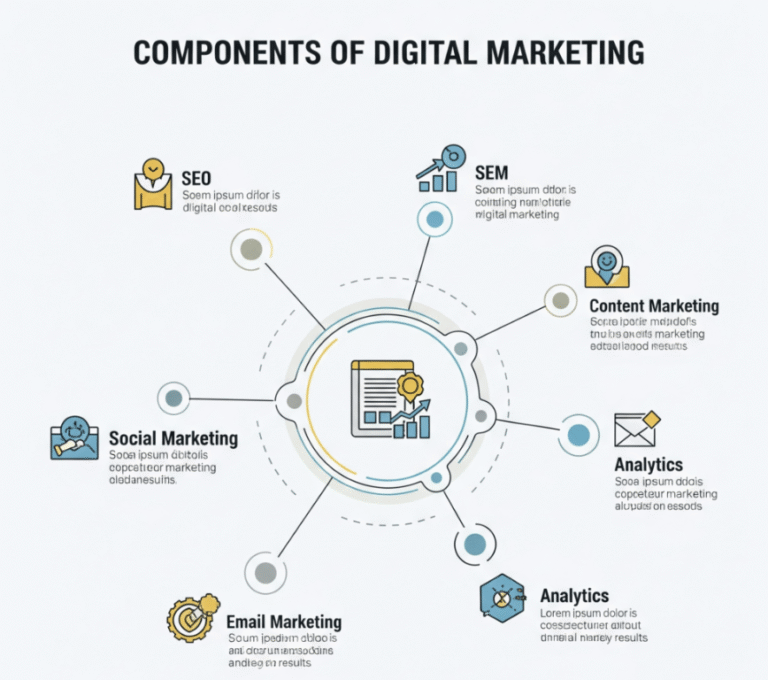 Components of Digital Marketing: A detailed guide